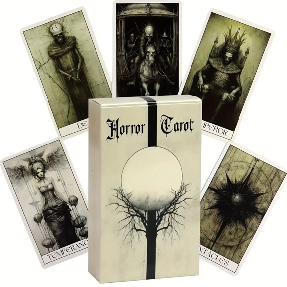 Wicked Silk | Games | Horror Tarot Card Deck Black And White | Poshmark